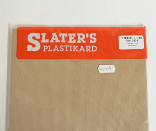 SLATERS 0415 7MM Dressed Stone Sheet £4.80 - PicClick UK