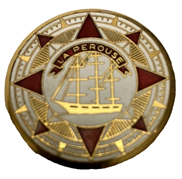 INSIGNE MILITAIRE MARINE : " La Perouse " Arthus Bertrand Paris 1 Ep ...
