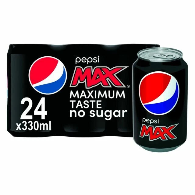 PEPSI MAX SOFT Drink Can, 330ml - Pack of 24 EUR 12,38 - PicClick DE