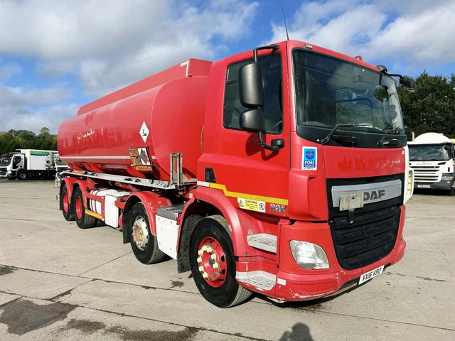 2016 DAF CF 370 8X4 25,000 Litre Fuel Tanker £32,800.00 - PicClick UK