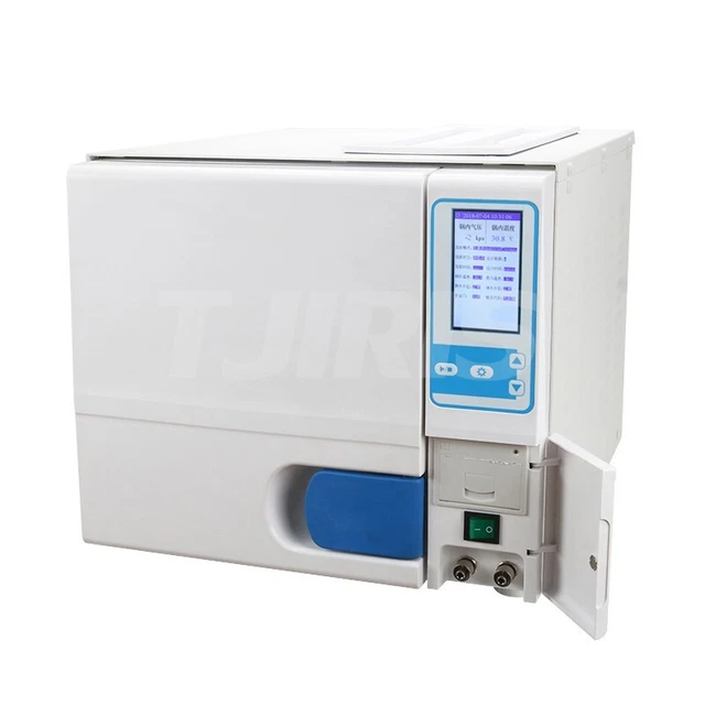 DENTAL AUTOCLAVE STERILIZER LCD Display Vacuum Sterilization with ...