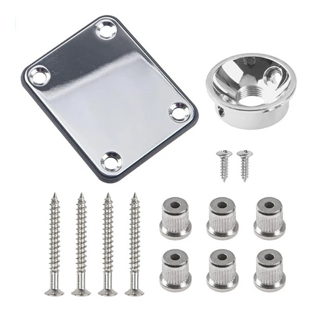FOR TL GUITAR Neck Plate and String Ferrules Set for Easy Guitar ...
