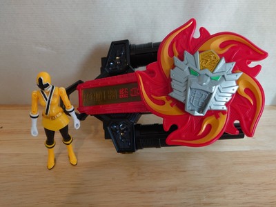 POWER RANGERS NINJA Steel Lion Fire Battle Morpher, with Yellow Ranger ...