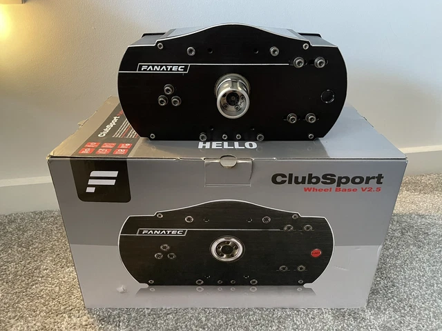 IMMACULATE FANATEC CSW Clubsport Wheel Base V2.5 XBOX PC (Sim Racing) £ ...