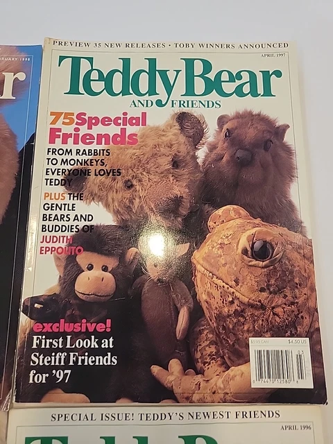 TEDDY BEAR REVIEW Magazines 4 Issues From 1994-98 Vintage Collection TB1 £11.86 - PicClick UK