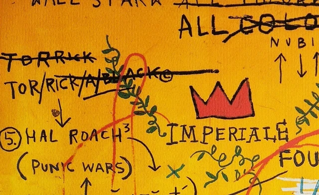 JEAN-MICHEL BASQUIAT *ALL Colored Cast* 70x50 cm*Lithografie*limitiert ...