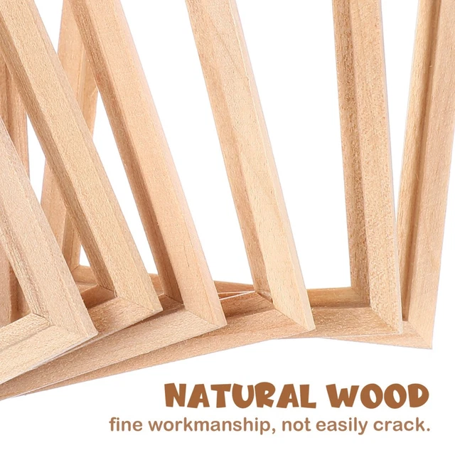 6 PCS DOLL House Wood Photo Frames for Miniature Furniture Decor £9.49 ...