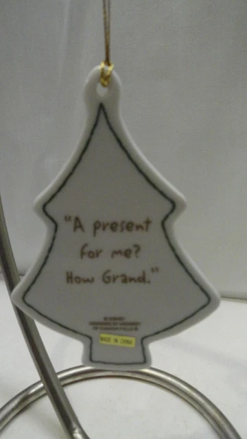 MIDWEST CANNON FALLS Disney Classic WINNIE THE POOH Porcelain Ornament - Present £11.45 ...