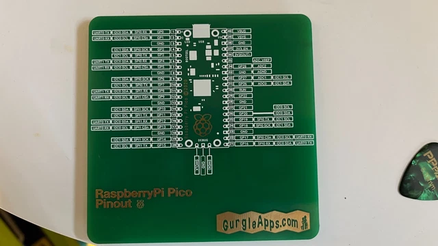 RASPBERRY PI PICO Pinout PCB Coaster £8.00 - PicClick UK