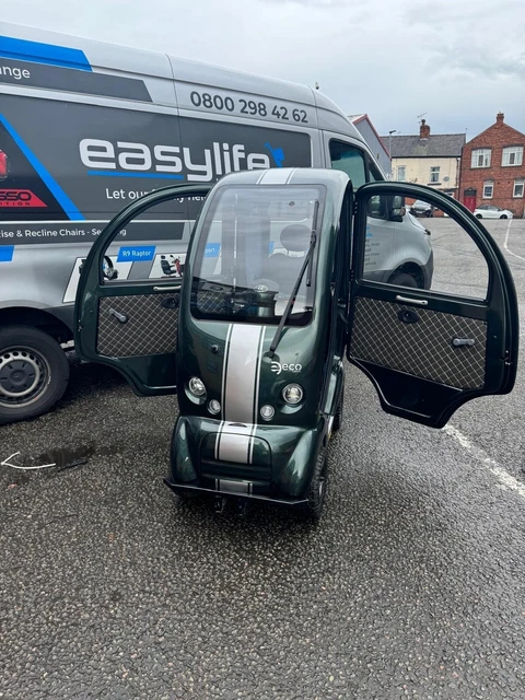 EASYLIFE CABIN MOBILITY Scooter - Classic - Racing Green & Silver ...