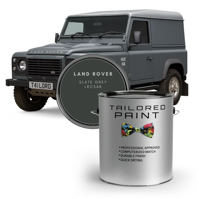 LAND ROVER SLATE Grey Lrc348 Gloss Coach Enamel Brush/Spray Direct ...