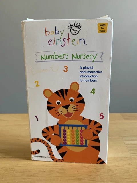 BABY EINSTEIN NUMBERS Nursery VHS (2003) Walt Disney Education ...