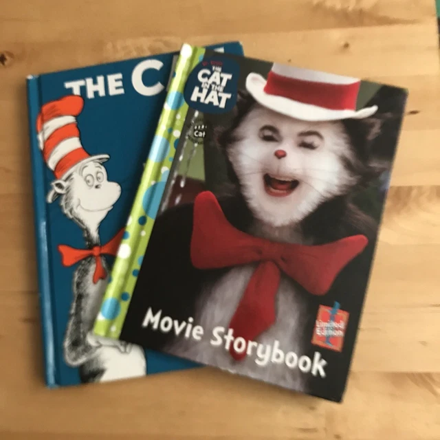 LOTTO DR SEUSS Cat In The Hat Book 1985 & Film Storybook Edizione ...