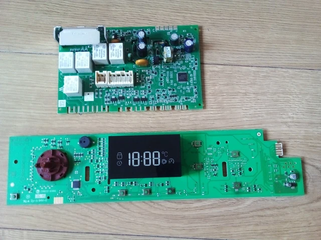 HOTPOINT WASHING MACHINE Control Panel Board And Main PCB NSWM 743U W ...