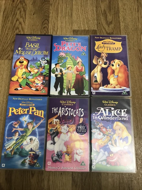 6 WALT DISNEY Classic Vhs Videos £0.99 - PicClick UK