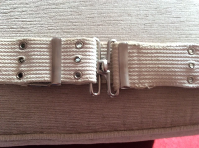 WW2 US ARMY Military Police MP White Dress Web Pistol Belt £21.50 ...