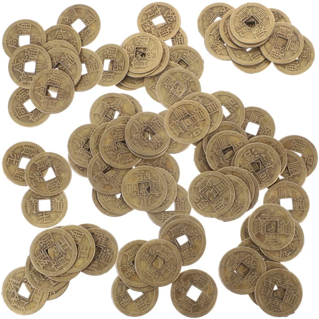 100 PCS FENG Shui Products Chinese Good Luck Charm New Year Decoration $22.45 - PicClick AU