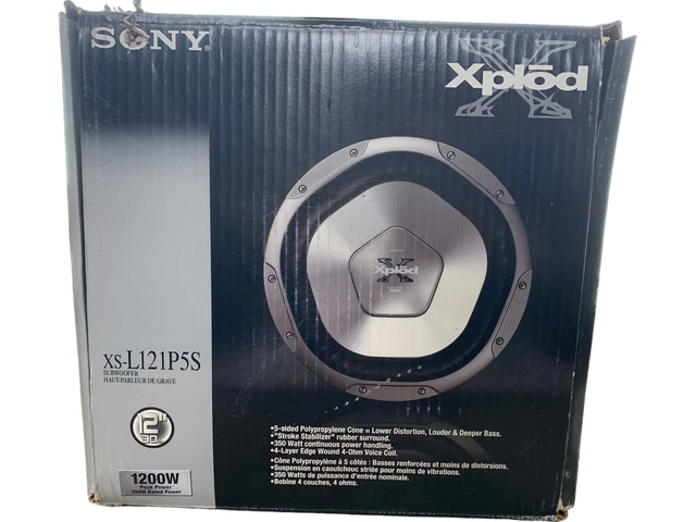 SONY XPLOD XS-L121P5S 12" Subwoofer 1200W £80.00 - PicClick UK