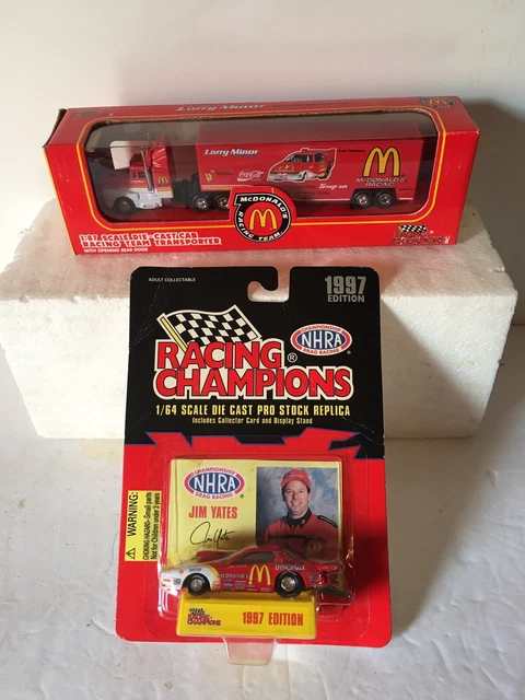 MCDONALD'S RACING RACING Team Transport 1997 Jim Yates NHRA voiture ...