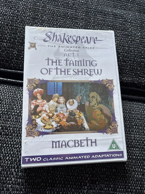 SHAKESPEARE - THE Animated Tales Collection Vol.1 Macbeth Dvd #26 New Sealed £11.11 - PicClick UK