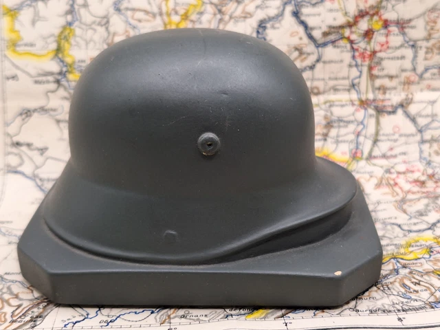STAHLHELM M16 M17 M18 Reichswehr Miniatur Feldgrau Regiment Büste ...