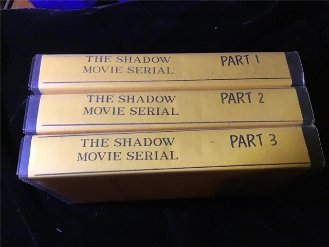 VHS THE SHADOW (Movie Serial) 1938 Victor Jory, Veda Ann Borg, Roger ...