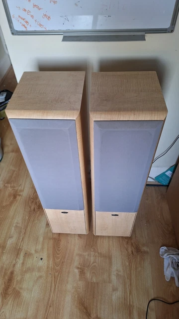 ELTAX SYMPHONY 8.3 wood effect floor standing speakers £42.32 - PicClick UK