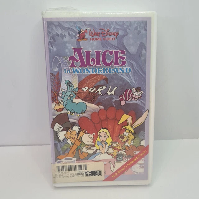 ALICE IN WONDERLAND Pre-Cert VHS 1951 New Sealed Walt Disney Home Video £300.00 - PicClick UK
