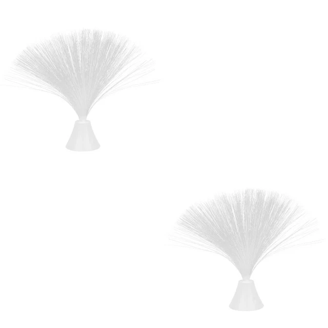 2 PACK SMALL Bedside Lamp Color Changing Fiber Optic Light Bedroom ...