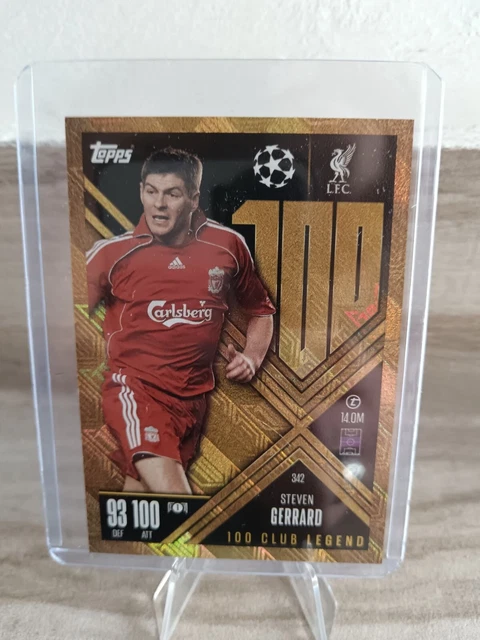 TOPPS MATCH ATTAX Extra 2024/25 24/25 2025 100 Club Legend Steven ...