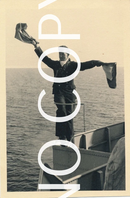 FOTO WK2 - Kriegs Marine Schiff Torpedoboot 22 -Flaggen Matrose X81 EUR ...