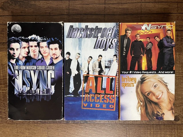 90S MUSIC VIDEO VHS LOT Backstreet Boys Nsync Britney Spears Jive EUR ...