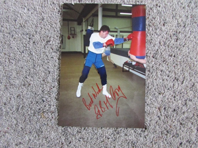 GARY MCCRORY BRITISH Heavyweight Boxer Original Hand Signed Boxing ...