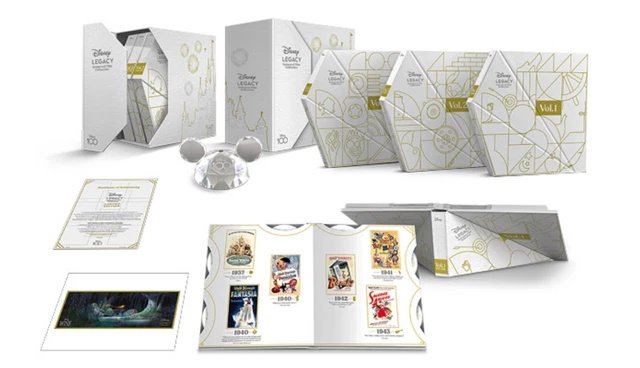 DISNEY LEGACY ANIMATED Film Collection Disney100 Blu-Ray Digital IN ...