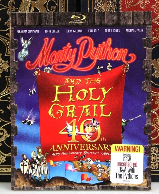 MONTY PYTHON AND HOLY GRAIL 40TH ANNIVERSARY - BLU-RAY w SLIPCOVER ...