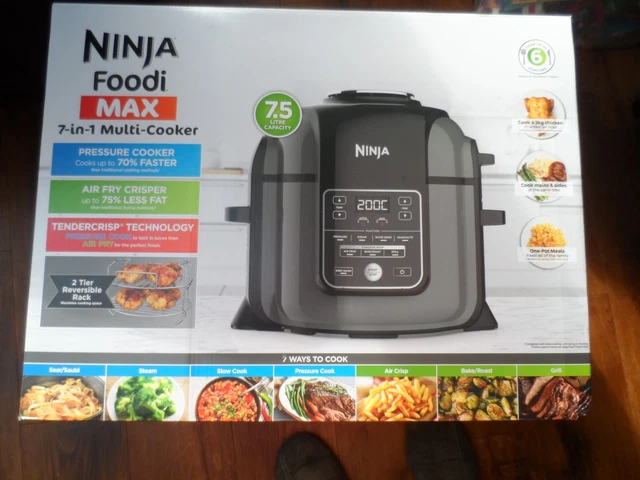NINJA FOODI MAX 7-in-1 Multi-Cooker New in Original Box OP450UK Air ...