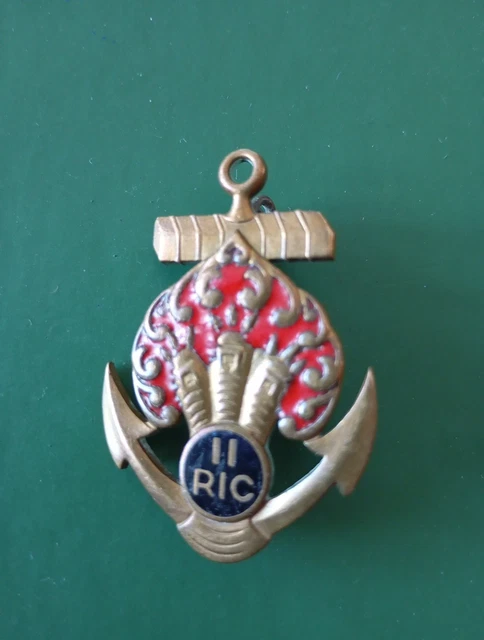 INSIGNE 11° RIC, Régiment Infanterie Coloniale, Indochine EUR 15,00 - PicClick FR
