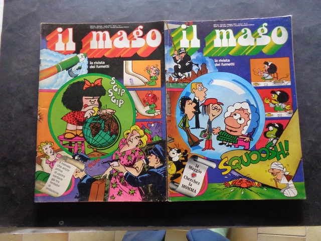 IL MAGO LA RIVISTA DEI FUMETTI n. 1 e 2-APRILE 1972-[R] EUR 12,00 ...