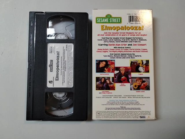SESAME STREET ELMOPALOOZA Elmo's World Barney & Friends VHS Lot $16.50 ...