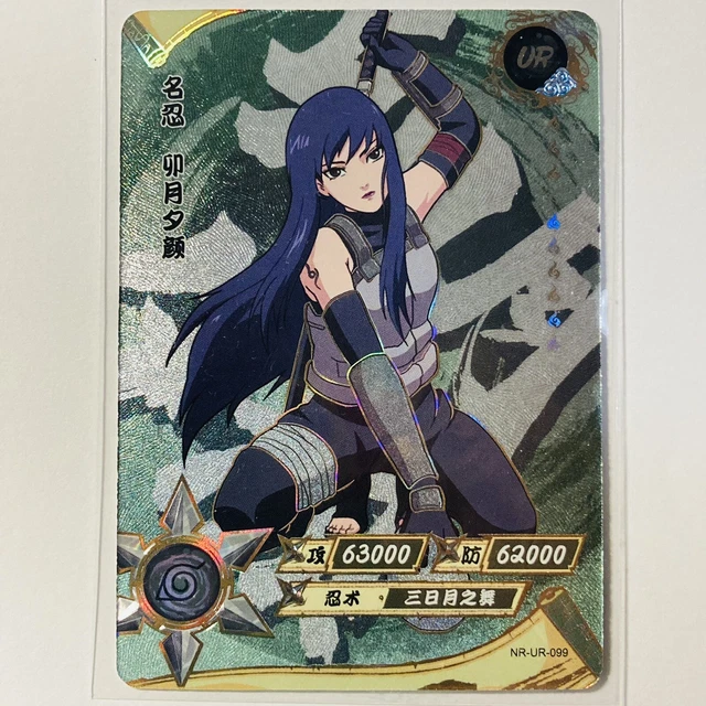 YUGAO UZUKI NR-UR-099 Naruto Kayou Trading Card Ultra Rare Foil Prism ...