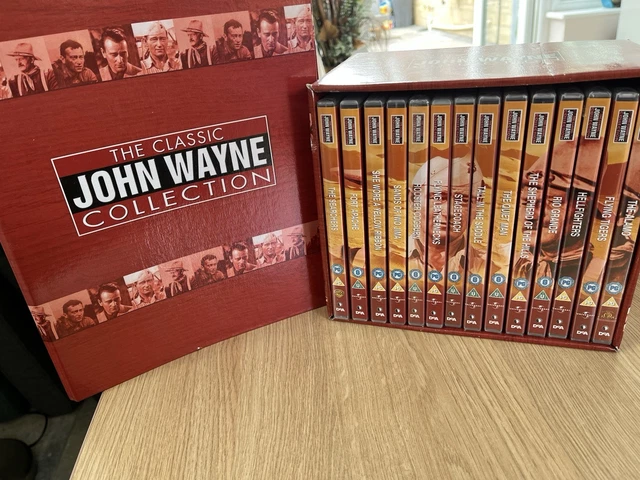 THE CLASSIC JOHN Wayne Collection 1-14 DVD’s & magazines all brand new ...