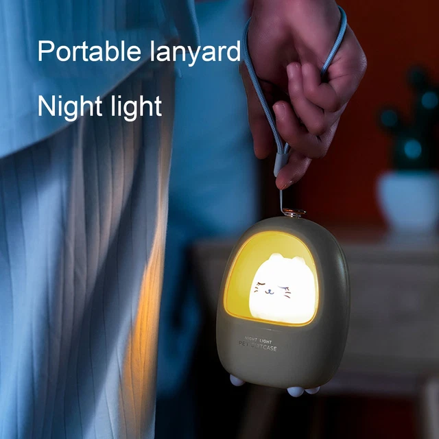 NIGHT LIGHT USB Charging Three Color Temperatures Stepless Dimming LED Soft Ligh £11.83 ...