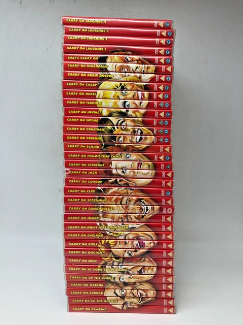 THE CLASSIC CARRY ON Film Collection DVD Set 34 Complete T2592 Bulk I £ ...
