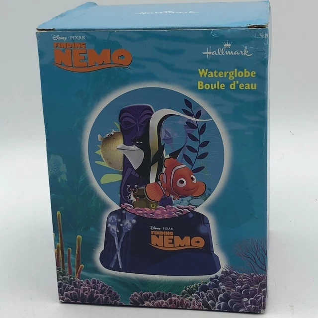 DISNEY PIXAR FINDING Nemo Snow Water Globe Tank Gang W/Box Hallmark ...