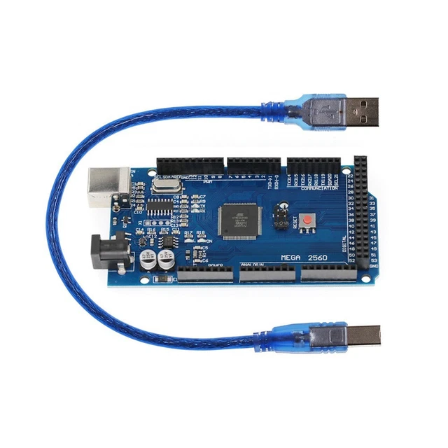 MEGA 2560 ATMEGA R3 Microcontroller Board With CH340G USB Controller Compatible EUR 31,76 ...