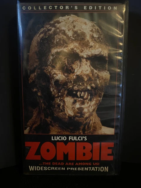 ZOMBIE (VHS, 1998) Collector's Edition, RARE, Lucio Fulci, Widescreen £ ...