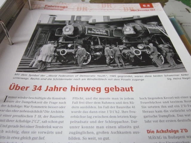 DR DER DDR 5.2 MAV Baureihe 424 über 34 Jahre gebaut 4S EUR 5,37 ...