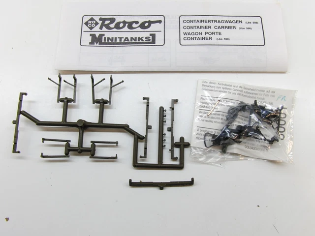 ROCO H0 812 Container Cart with Military Container, DC, KKK NEM, NEW in ...