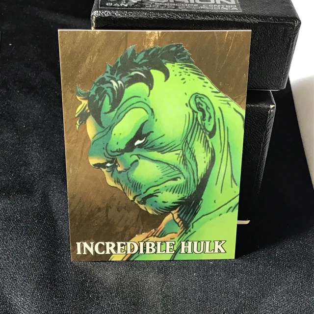1998 SKYBOX CREATORS Collection Incredible Hulk Marvel Gold Insert Card ...