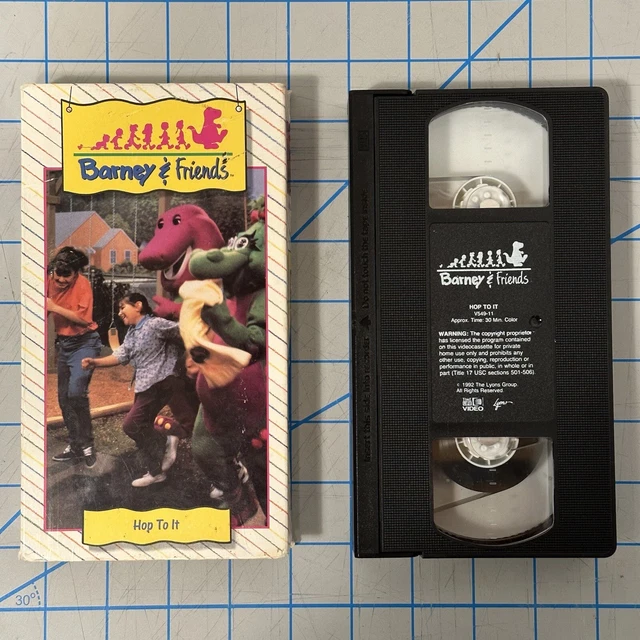 BARNEY HOP TO It VHS Tape Barney & Friends (1992) Time Life - Children ...